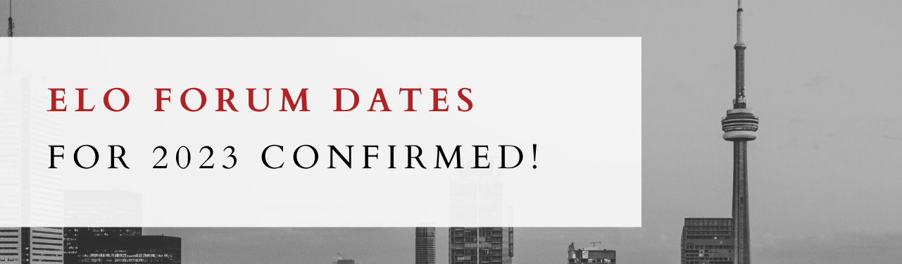 ELO Forum Dates for 2023 Confirmed! | Entrepreneurial Leaders ...